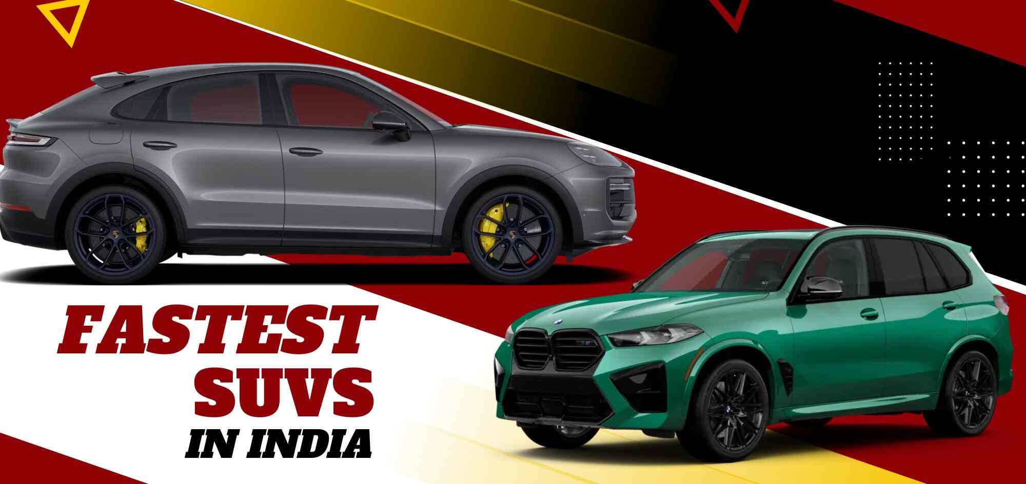 Top 5 fastest SUVs in India you can buy right now