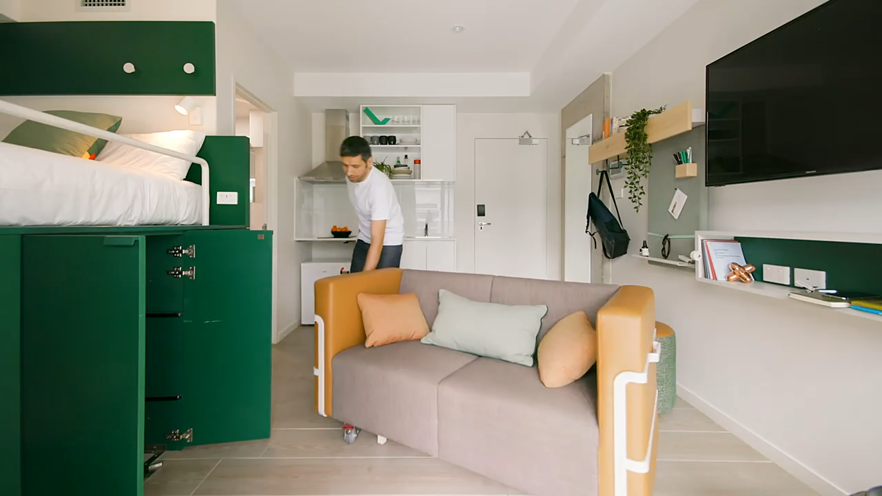 How a student lives in just 205sqft - without feeling trapped