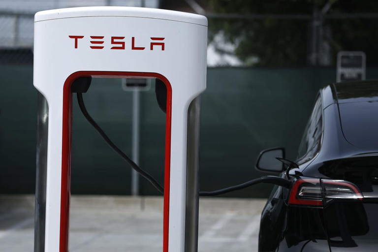 Tesla stock jumps. Electric cars still matter—believe it or not.
