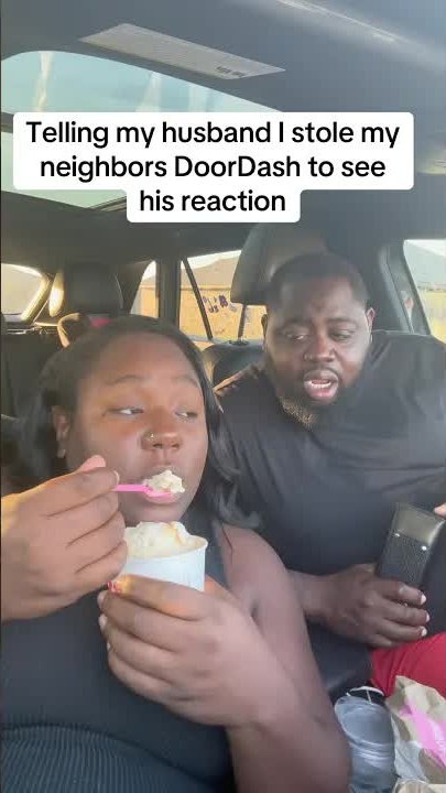 Wife steals DoorDash ice cream prank on husband