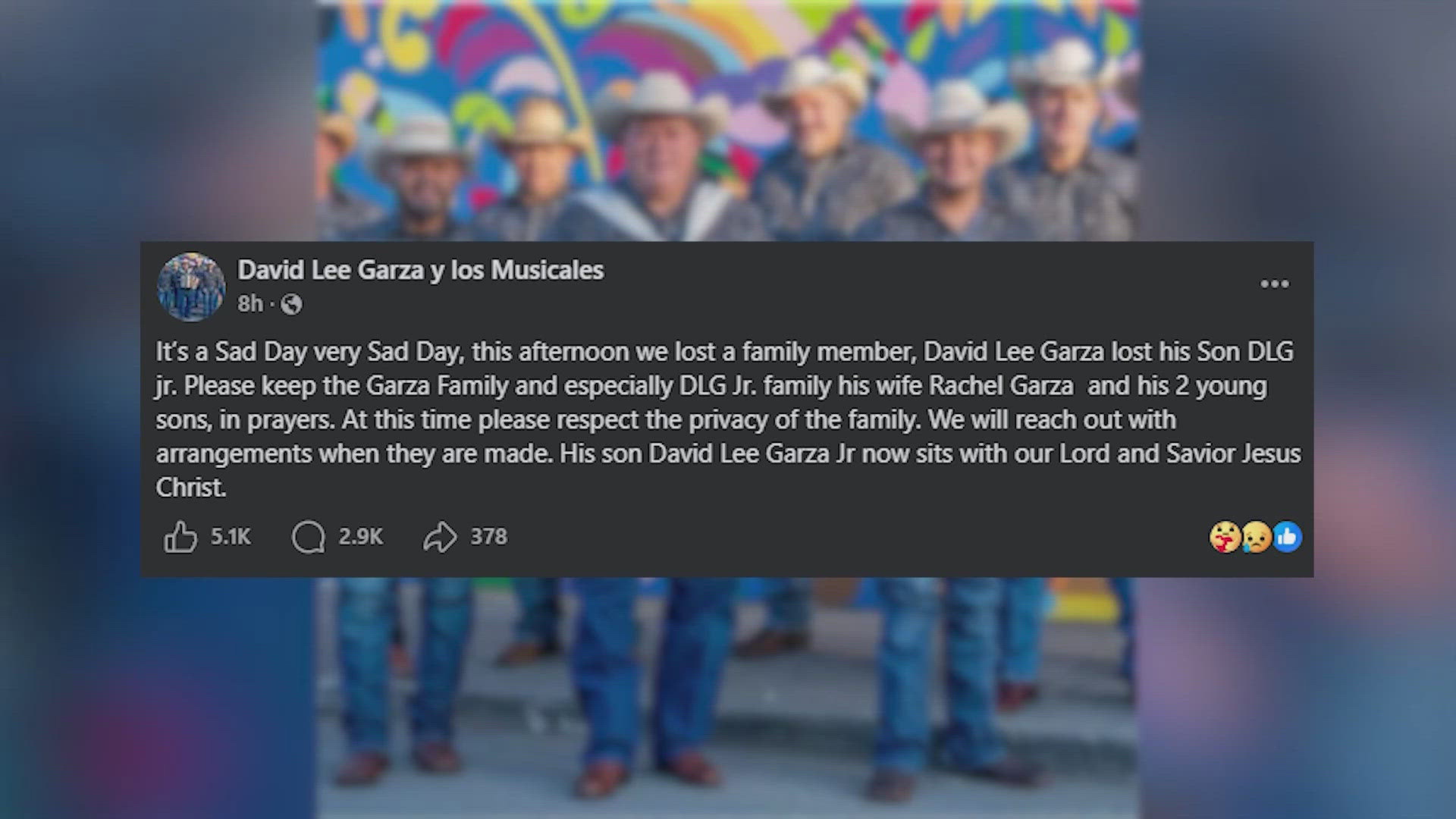 David Lee Garza Jr., son of Tejano musician David Lee Garza, dies