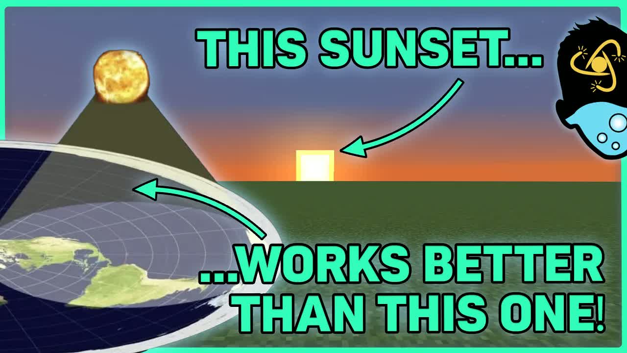 Minecraft makes more sense than flat Earth