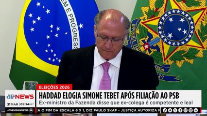 Haddad elogia Simone Tebet e reforça apoio para disputa em SP