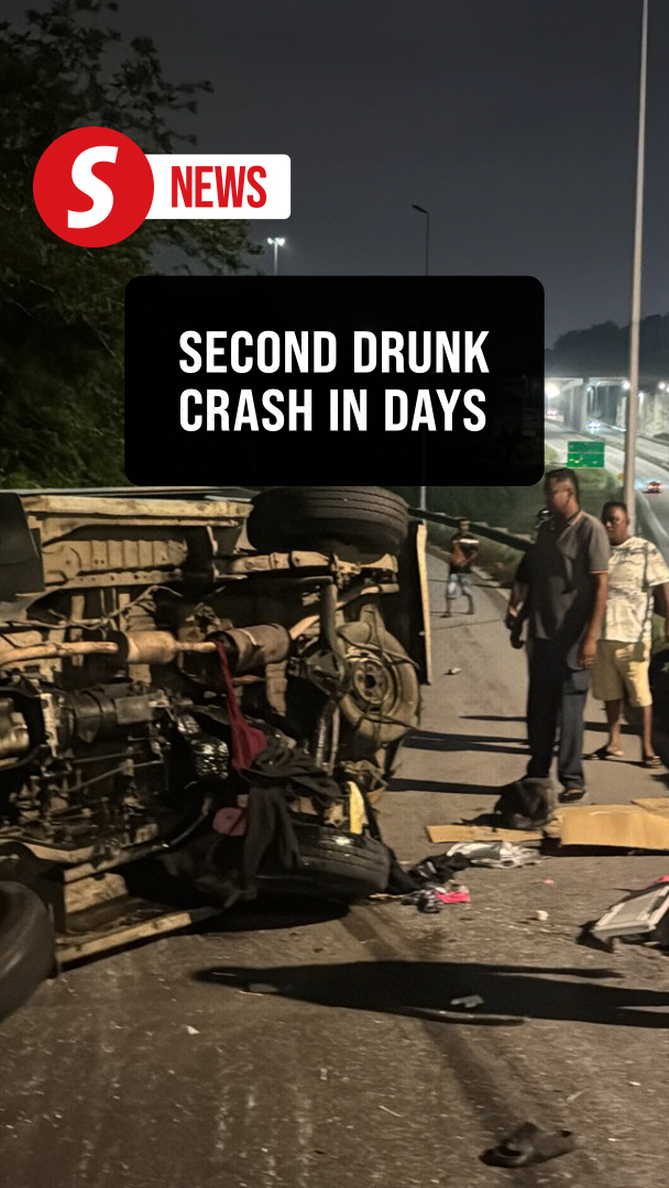 Suspected drunk driver crashes SUV into van carrying six people