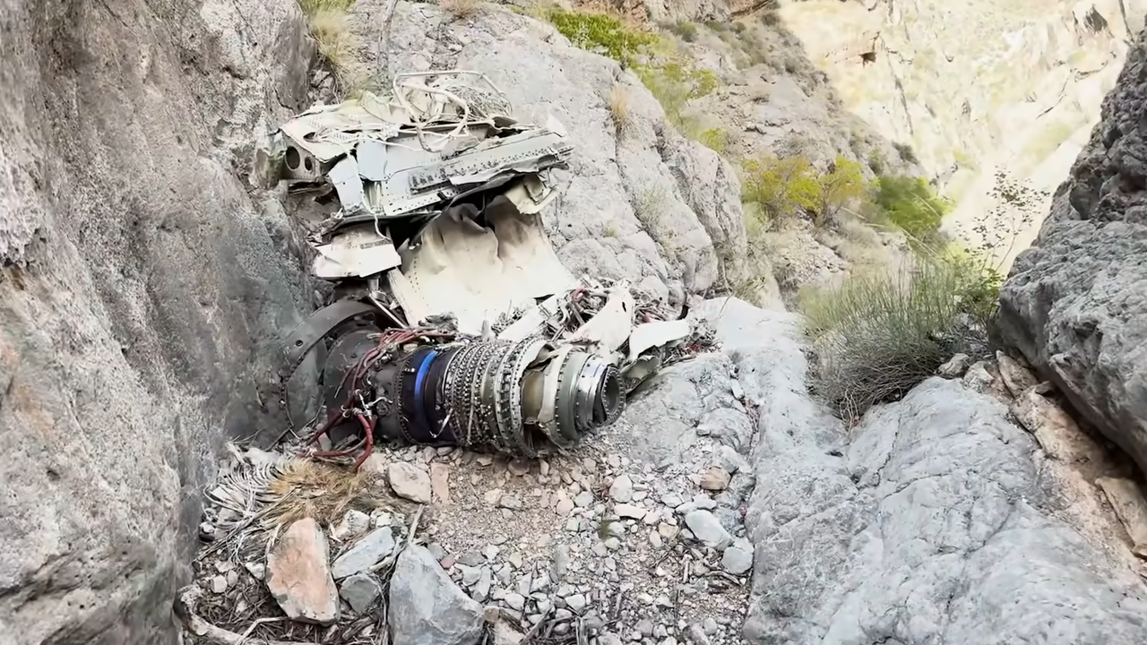 Watch what happens when a $10 million warthog crashes in the desert