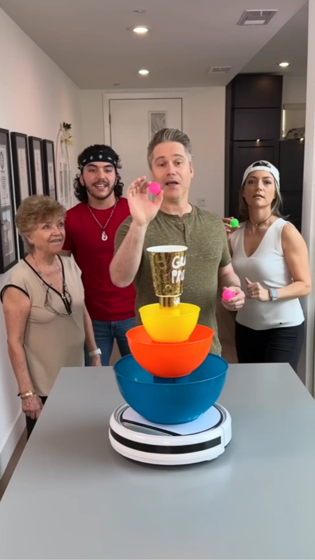 Catch toss and win challenge with a grand prize