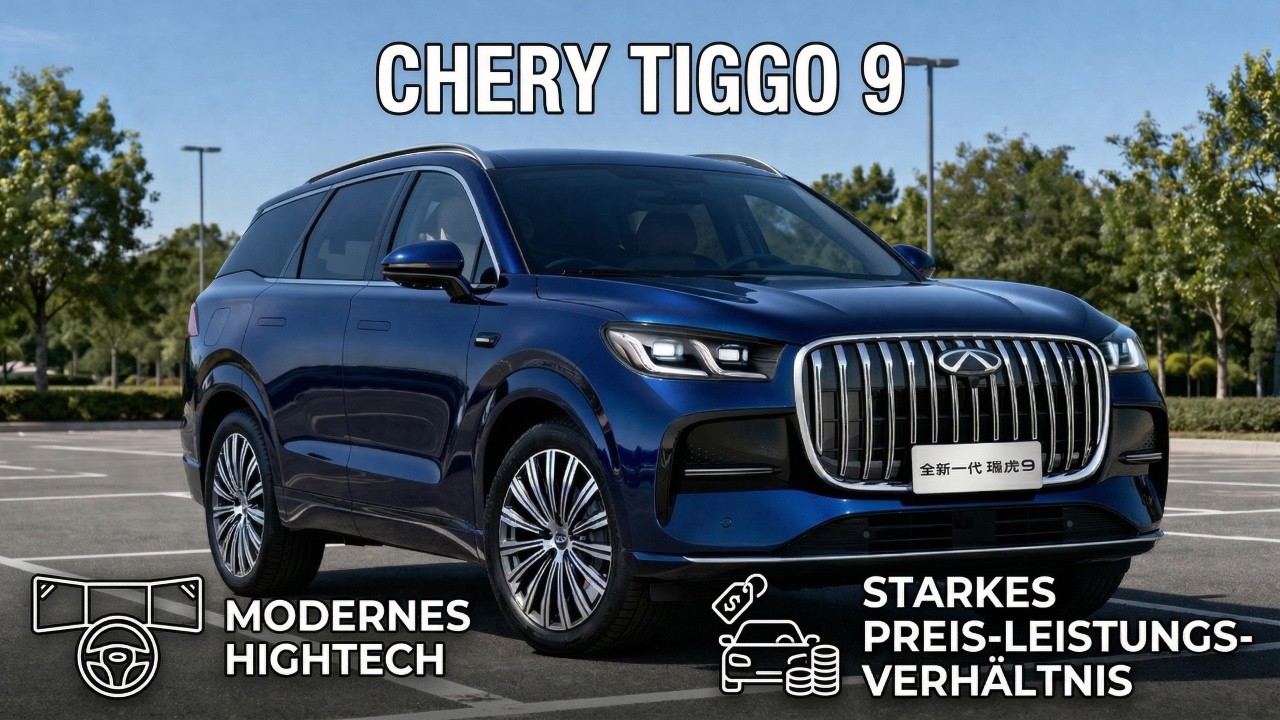 2027 Chery Tiggo 9 SUV: Luxus trifft auf Hightech im Detail