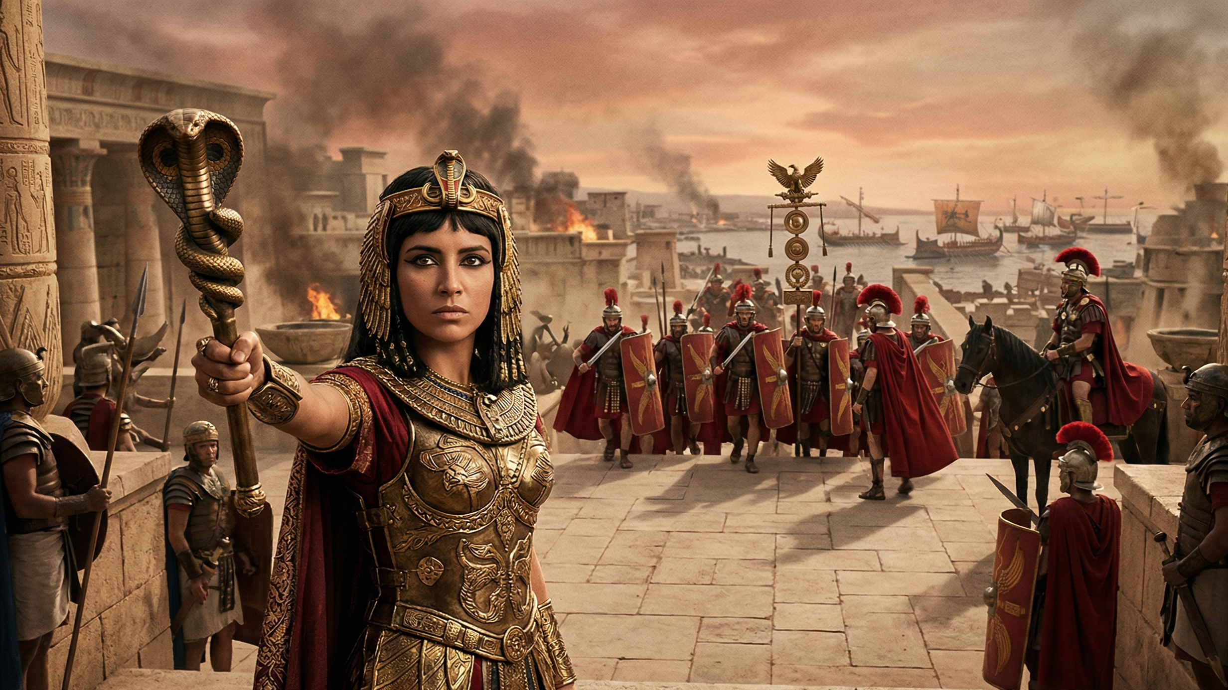 This is what happened when Cleopatra chose war over surrender