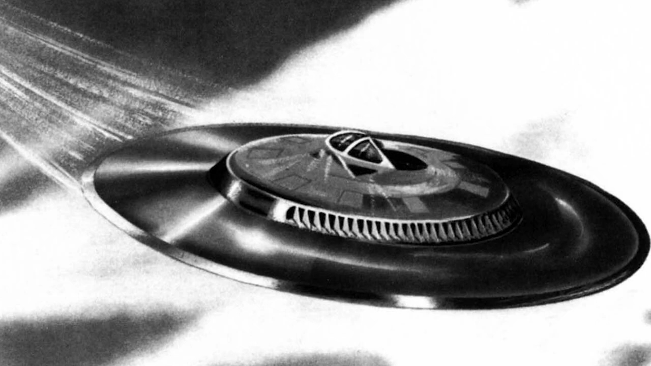 Watch a flying saucer aircraft concept built during the Cold War ...