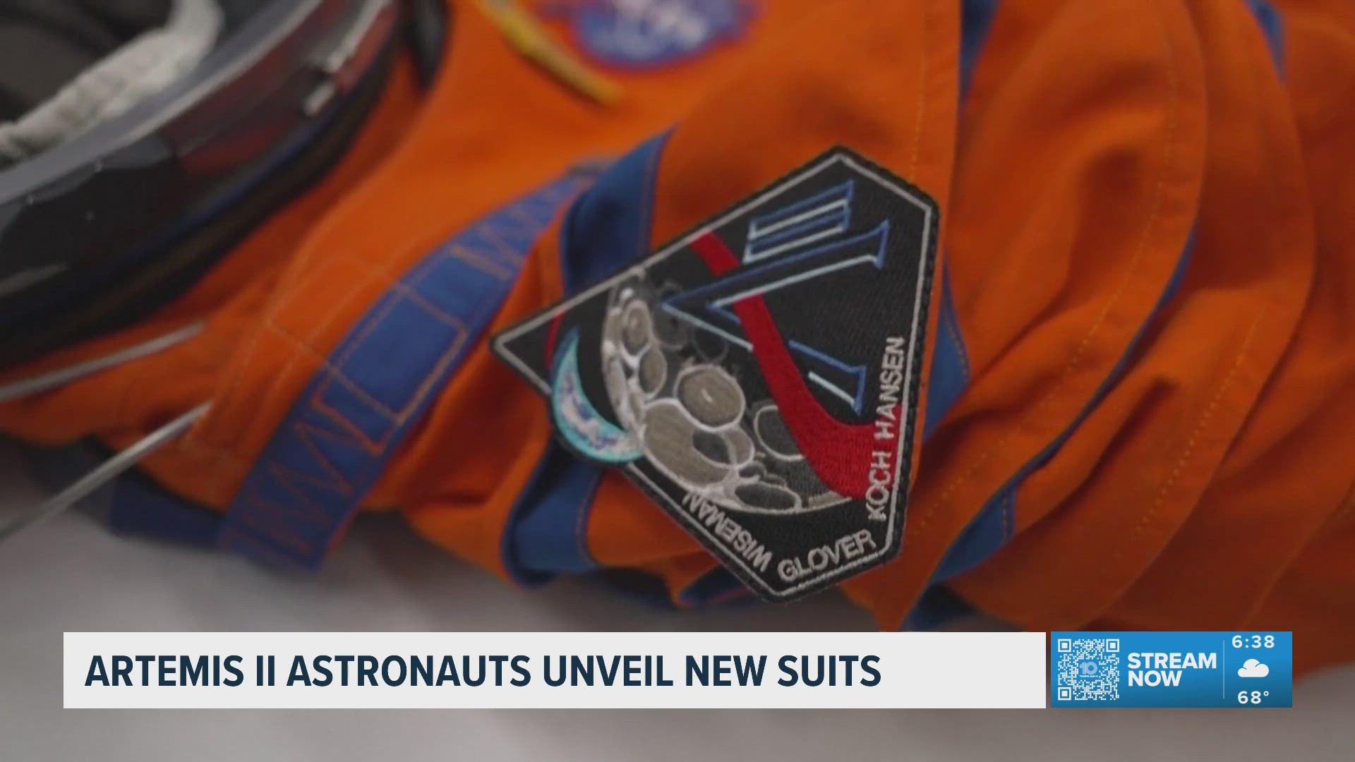 Artemis II astronauts unveil new suits before Wednesday's launch