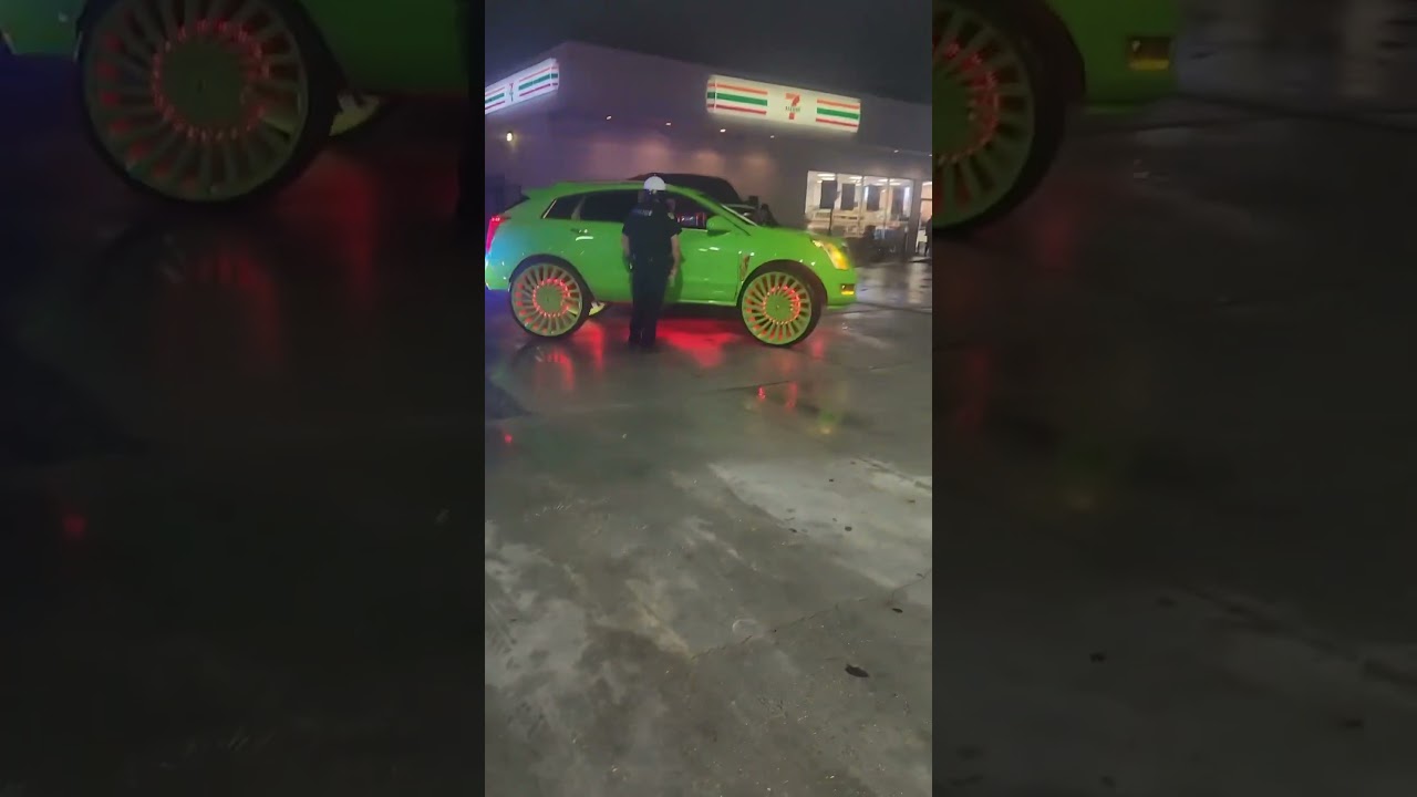 SRX on 32’s pulled over