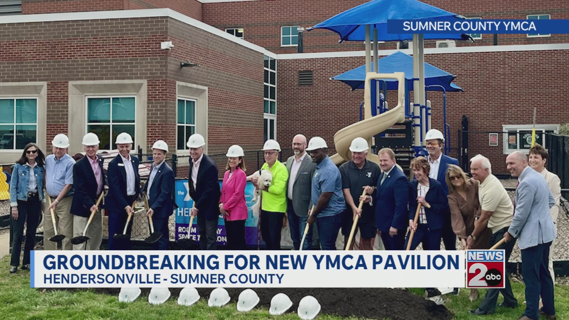 Sumner County Family YMCA breaks ground on new pavilion