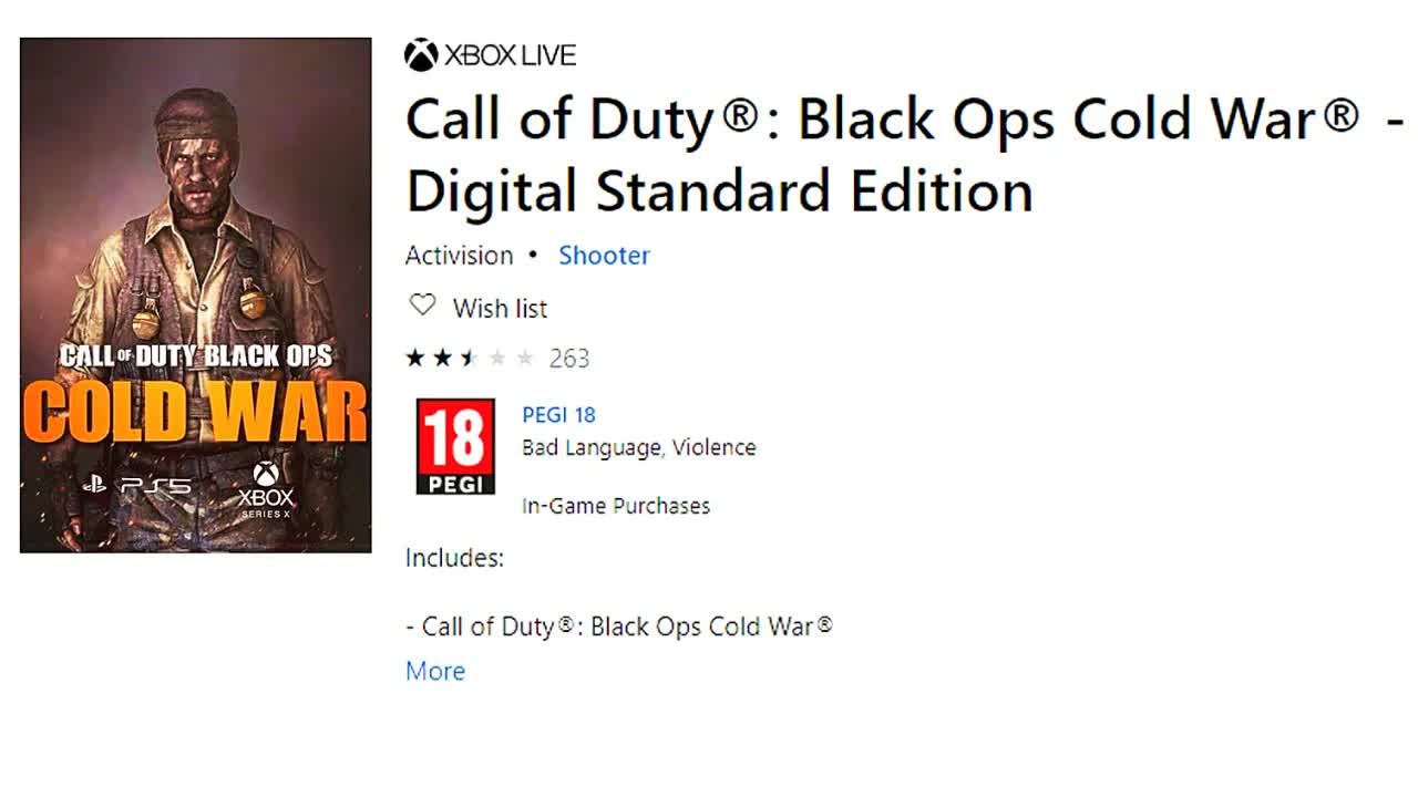 Black Ops Cold War live on Xbox Store! *Redeem codes* (Call of Duty ...