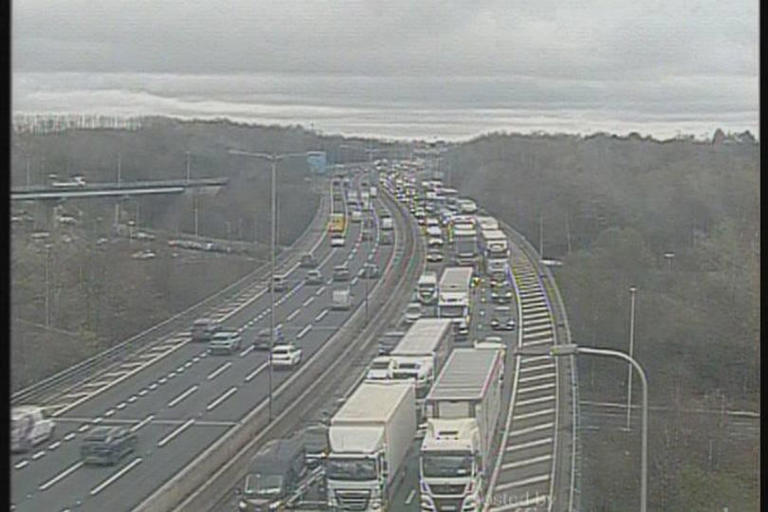 Man dead after falling from bridge over M60 near Trafford Centre