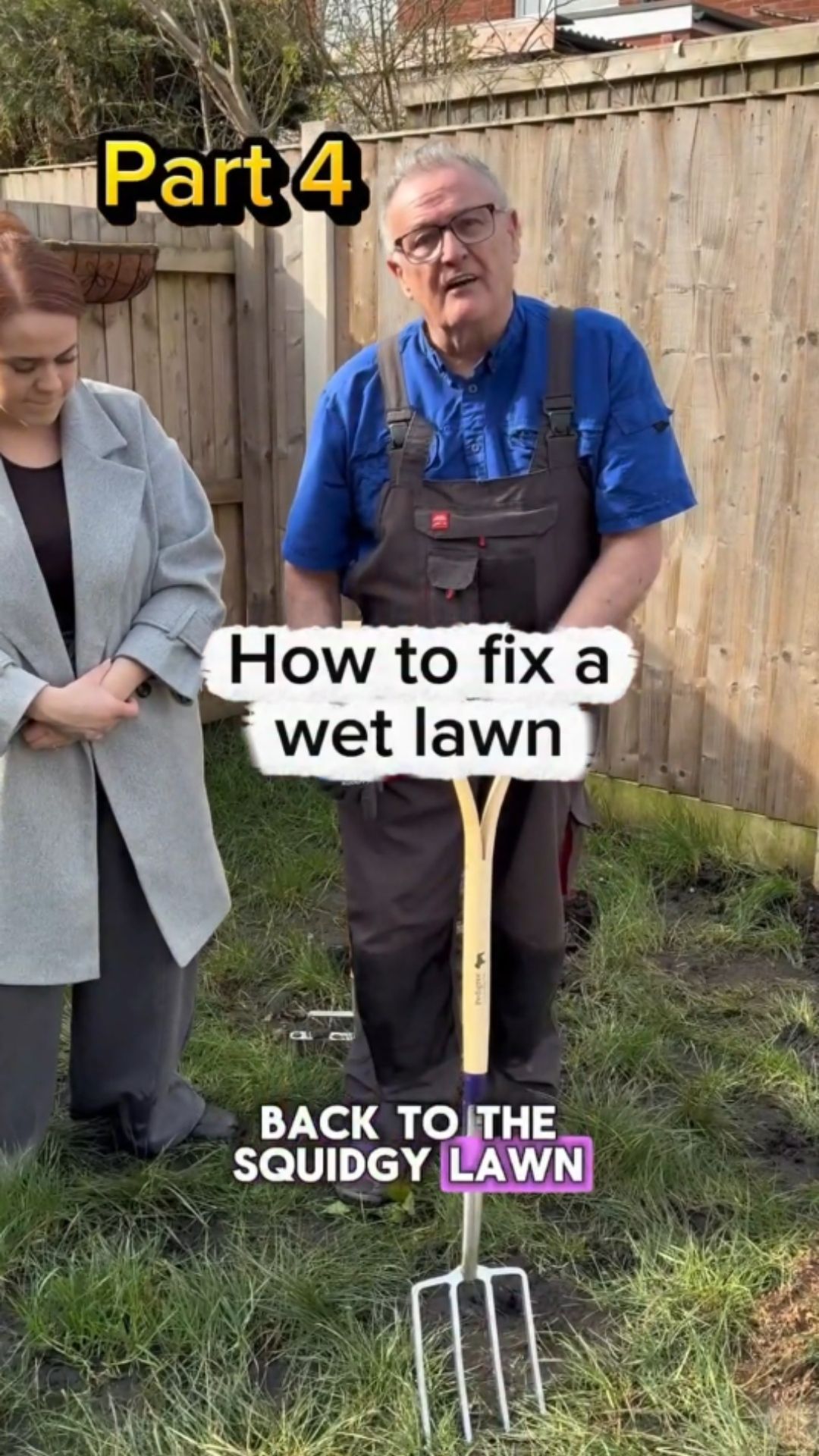 How to fix a wet lawn fast