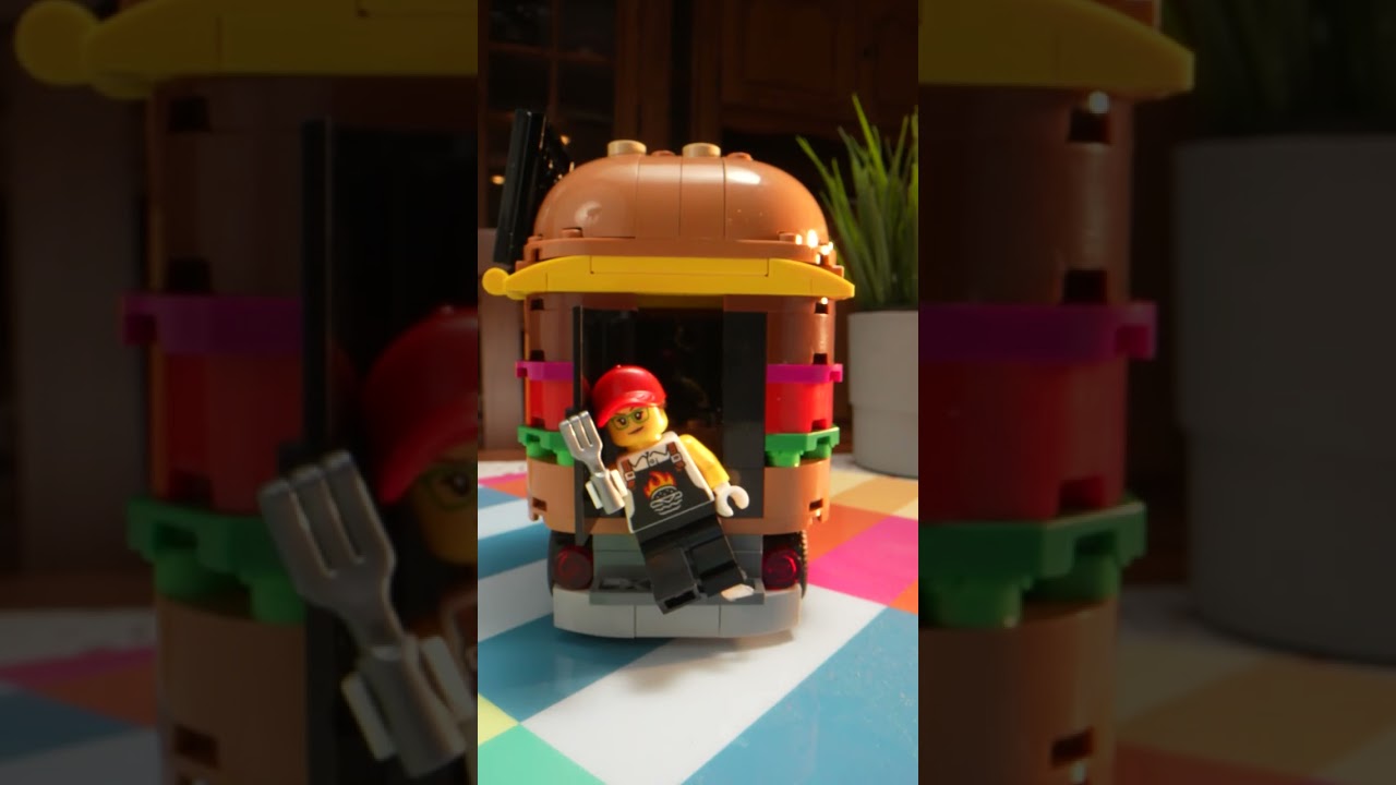 The LEGO burger truck is delicious looking!