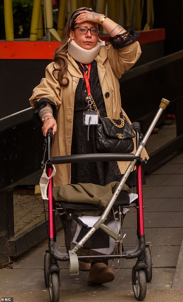 'Out of control' woman, 50, 'hit neighbour with crutch after cutting ...