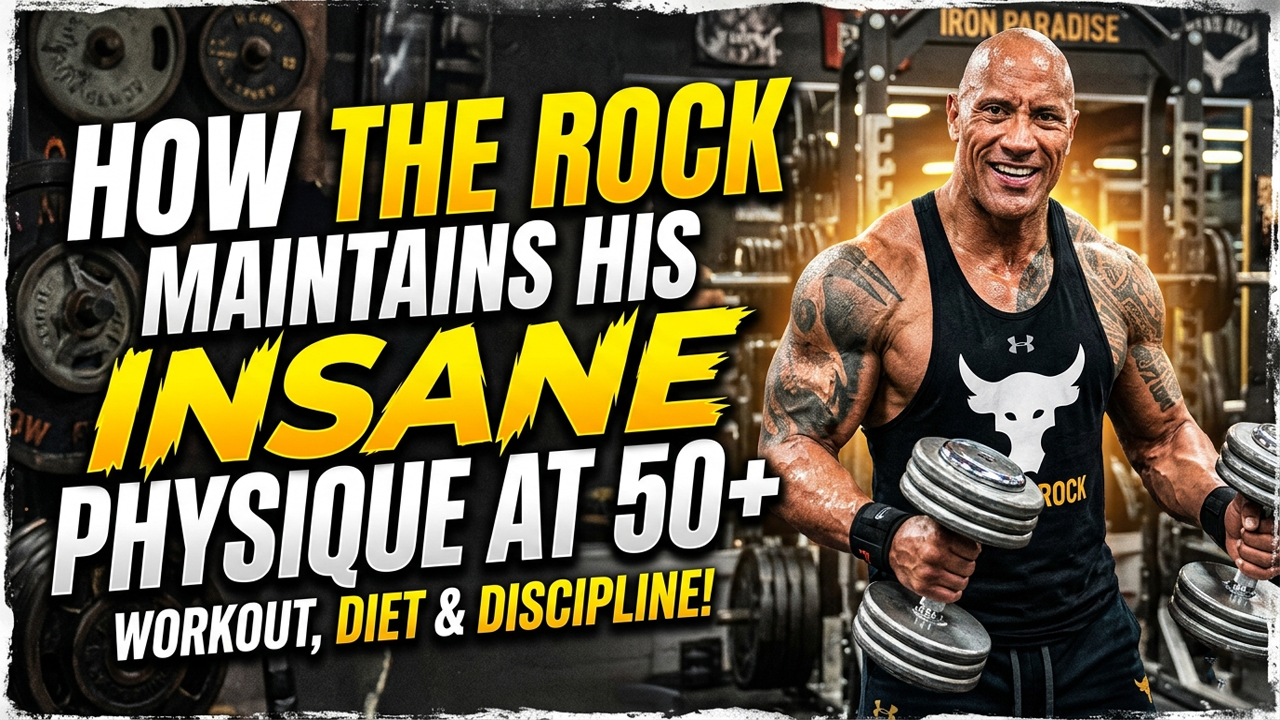 How Dwayne Johnson maintains his insane physique at 50+