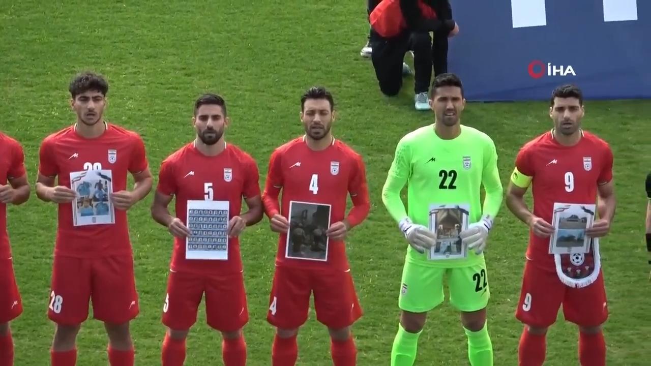 Iran players honour alleged child victims of war before World Cup ...