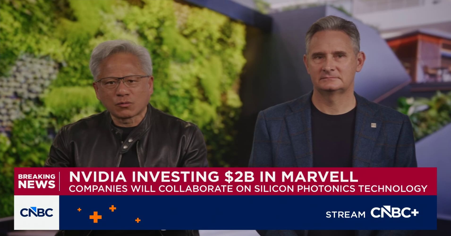 Nvidia's Jensen Huang on $2 billion Marvell investment: AI inflection ...