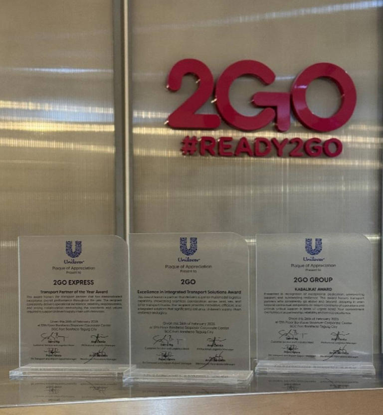 2GO recognized by Unilever for transport