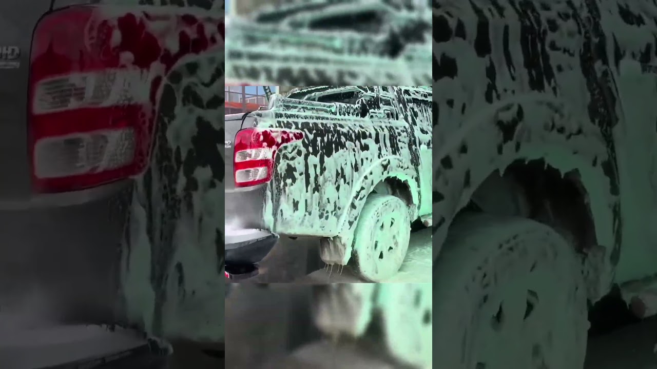 Pressure washing a dirty 4x4 off-road truck 😱