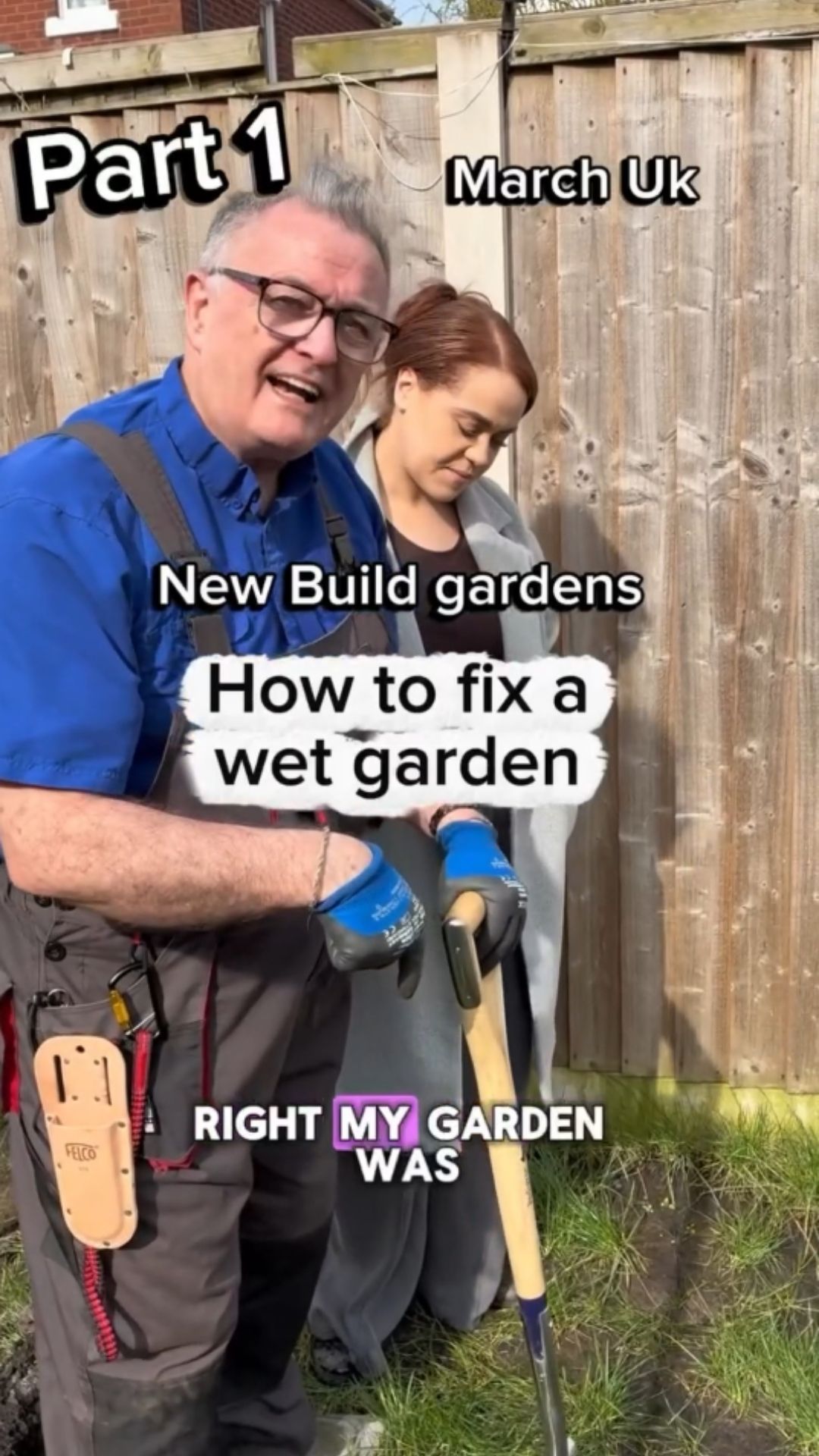 How to fix a wet garden part 1