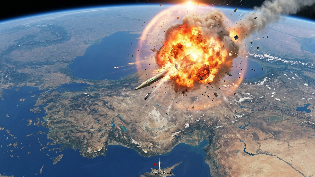 NATO intercepts Iranian missile over Turkey