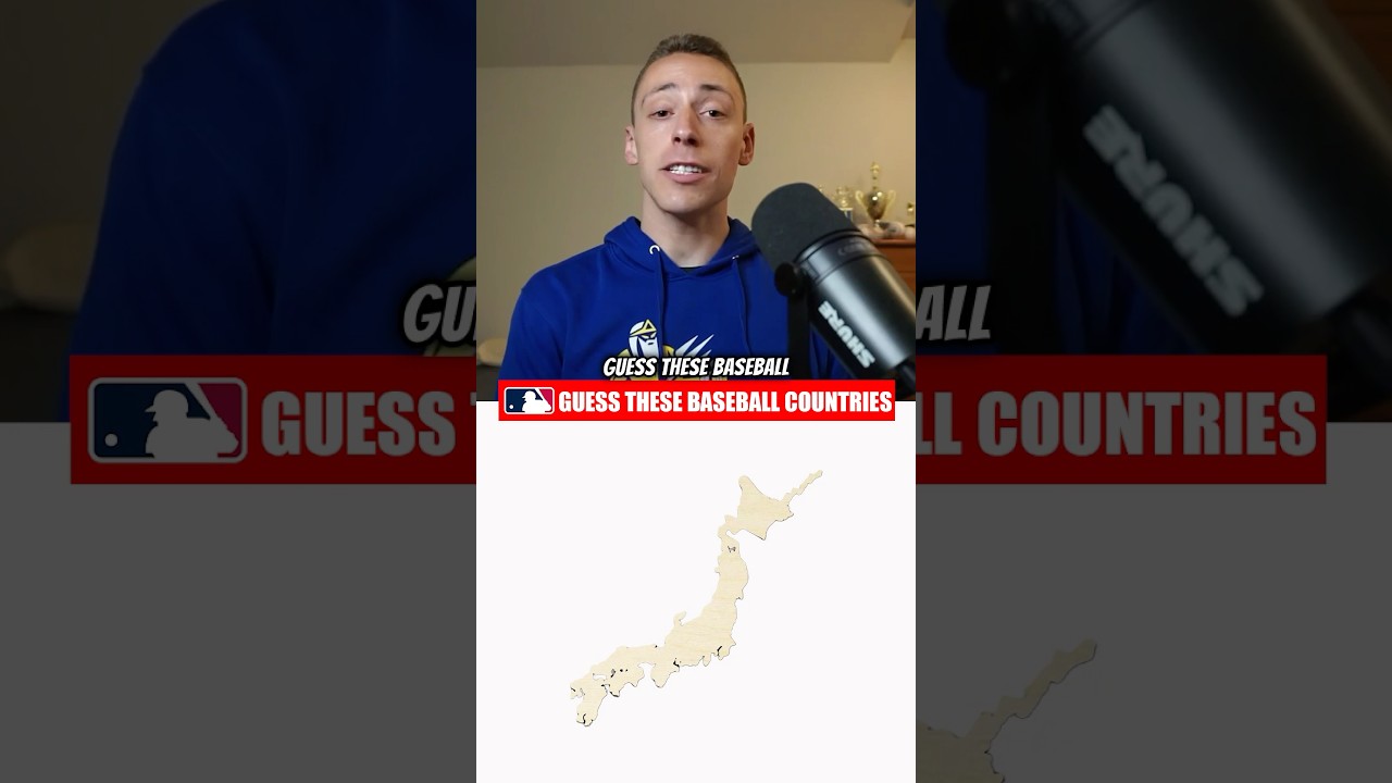 Can we guess these baseball countries by their shape?