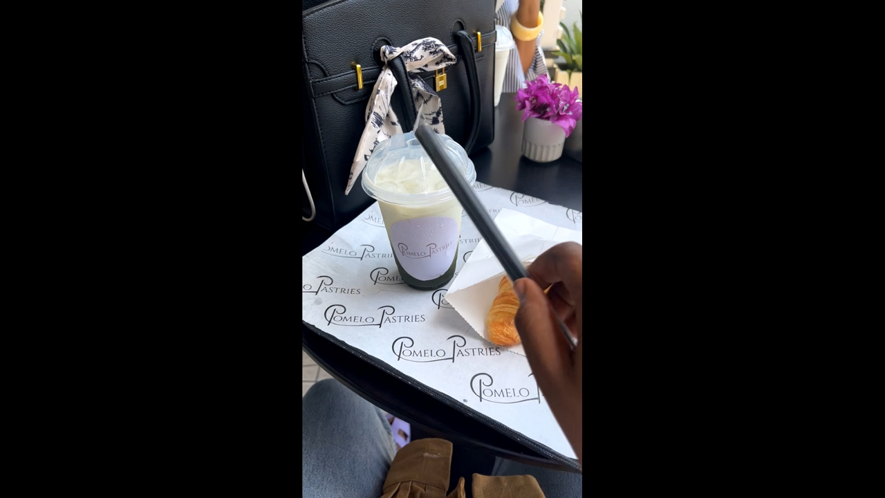 Drink spills after mishap with straw in Lagos, Nigeria