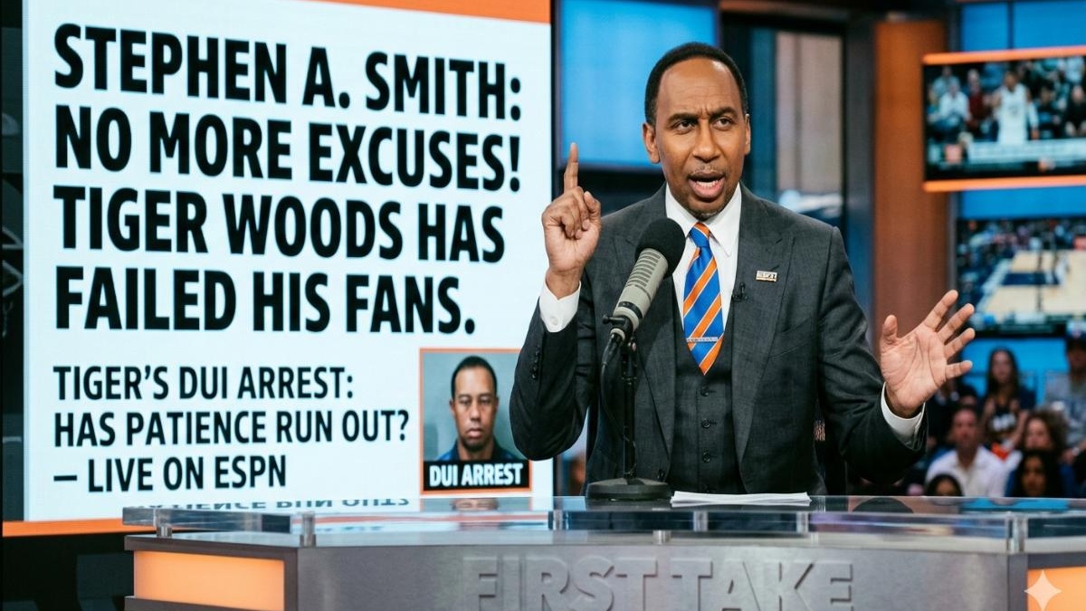 Sports: Stephen A. Smith Blasts Tiger Woods After DUI IncidentHas ...