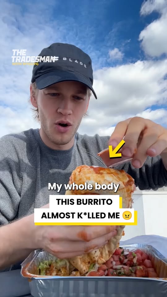 This burrito almost killed me
