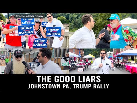 The good liars confront Trump’s boredom at the Johnstown rally