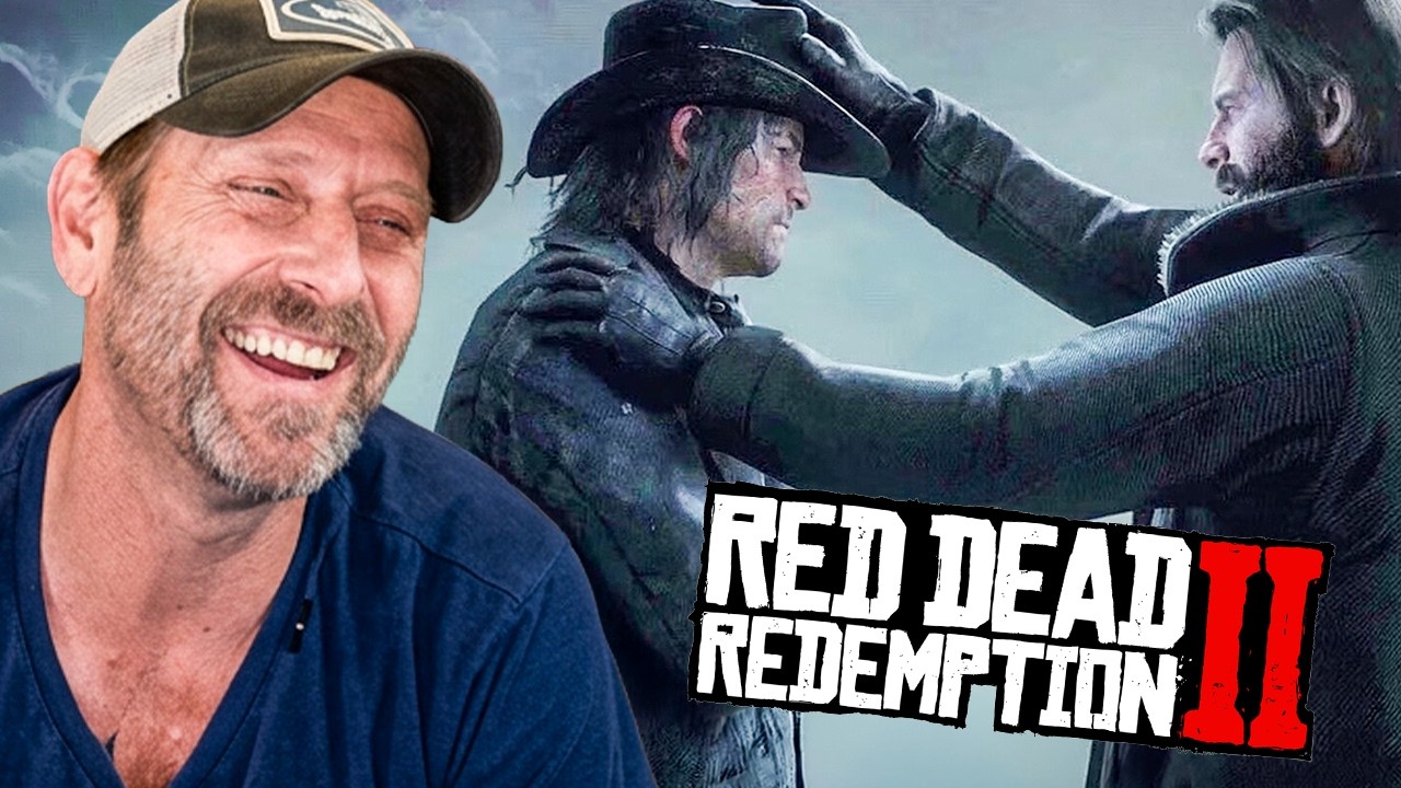 John Marston reacts to RDR2 for the first time - actor reacts