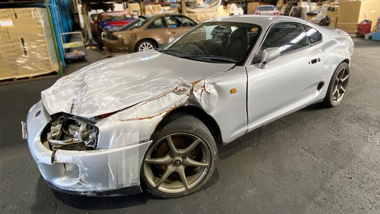 I flew to Japan and bought a crashed car