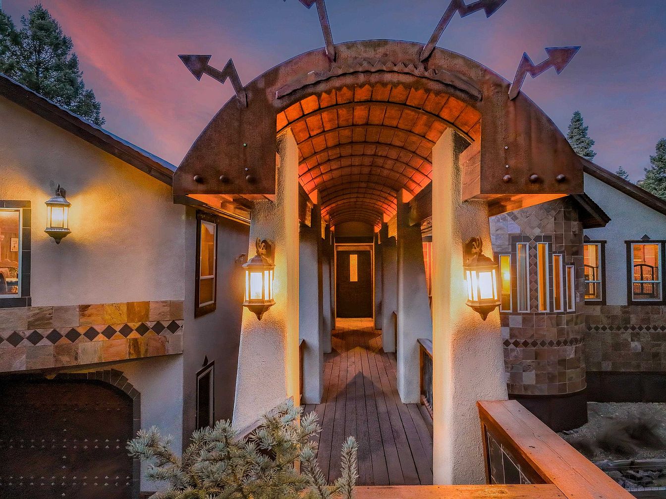 Enchanting woodland castle in Angel Fire, New Mexico, featuring 4 ...