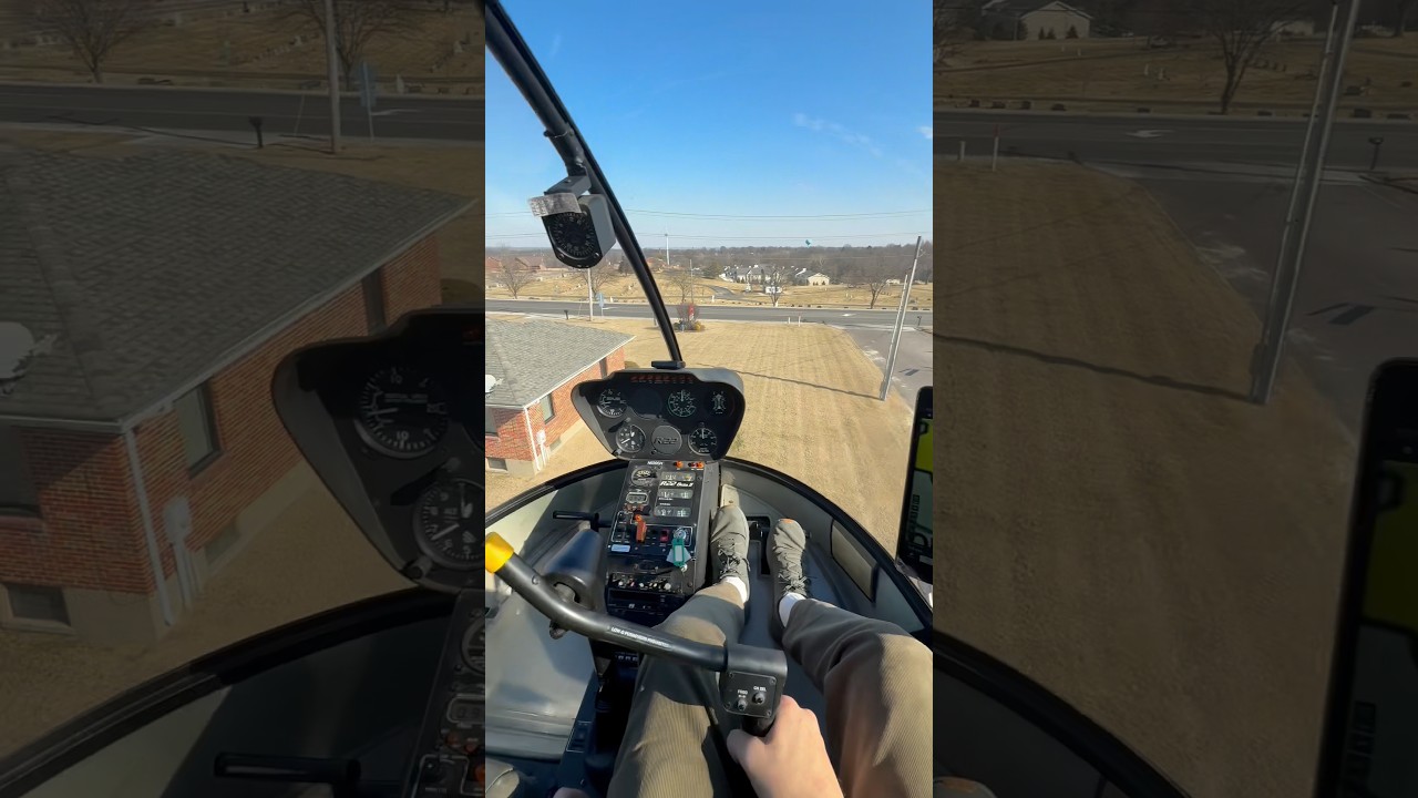 I flew to get coffee in a helicopter!