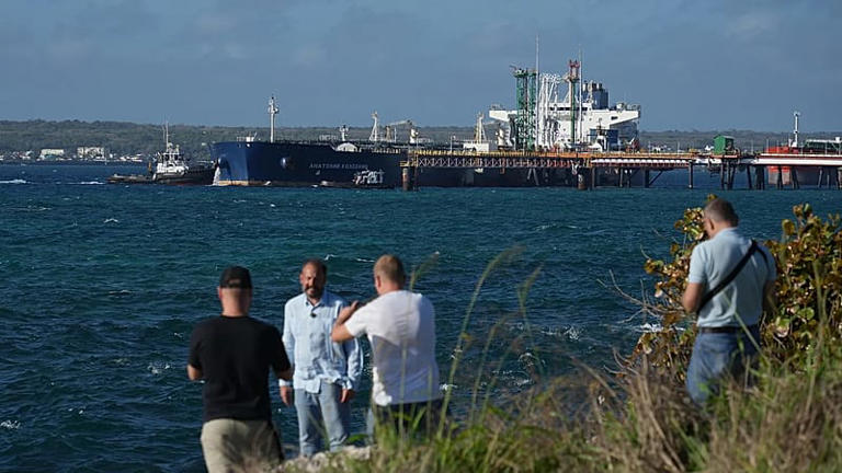 Russian oil tanker docks in Cuba after US allows passage despite energy ...