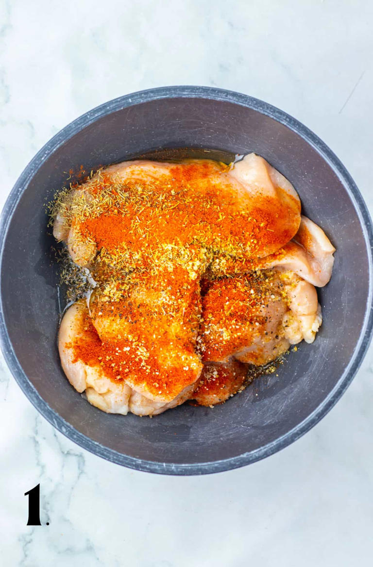 Garlic herb chicken