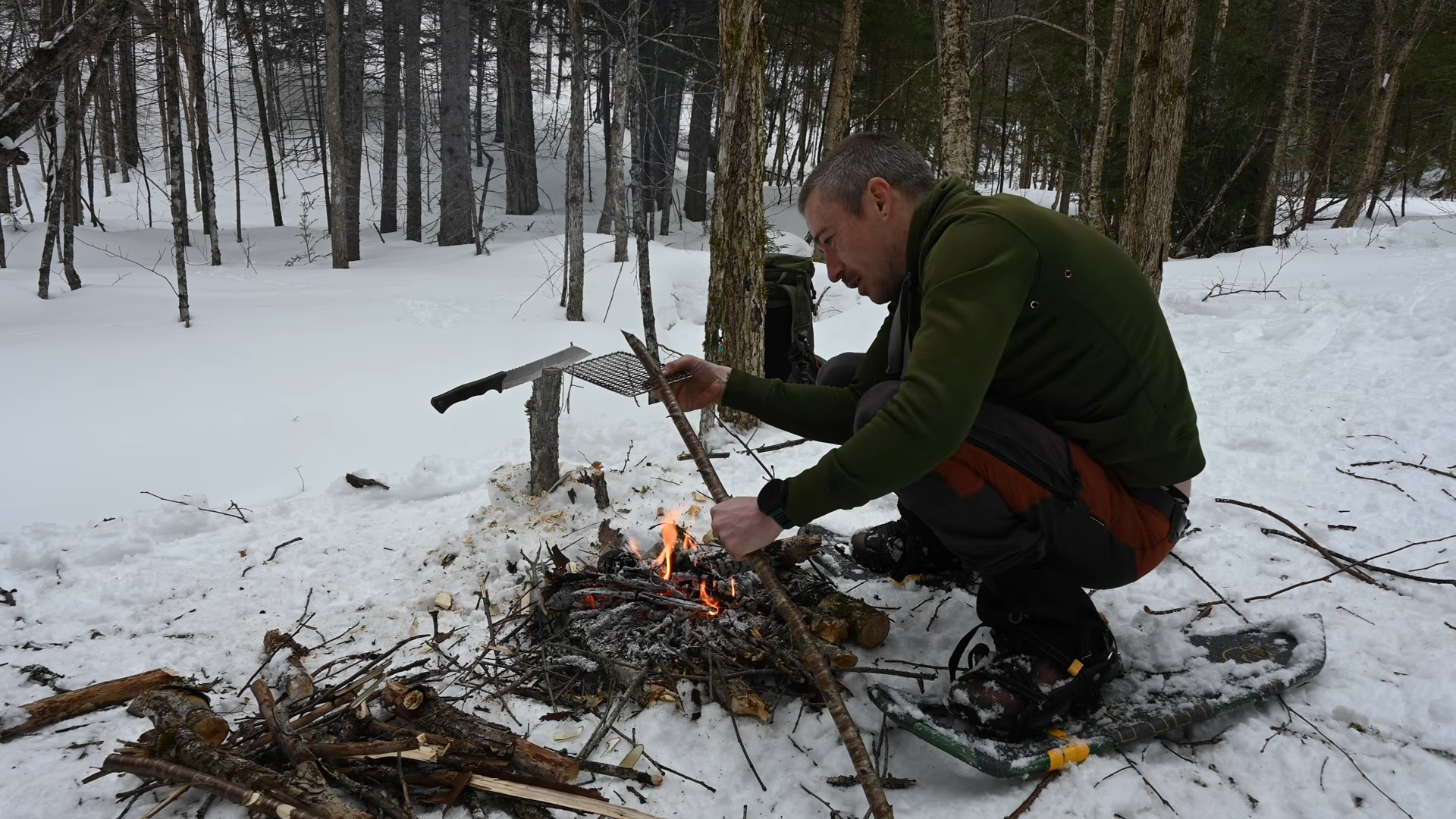 He went deep into the snow alone - and it nearly cost him