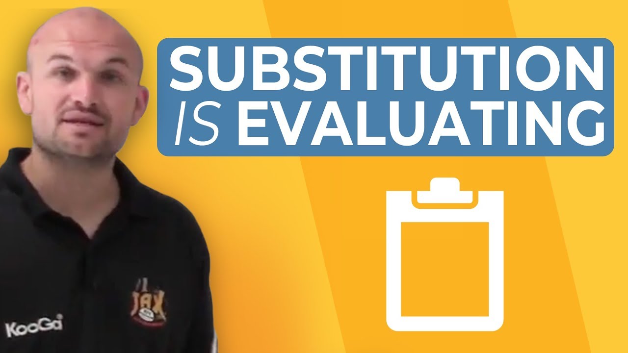 How to use substitution to solve a system of linear equations