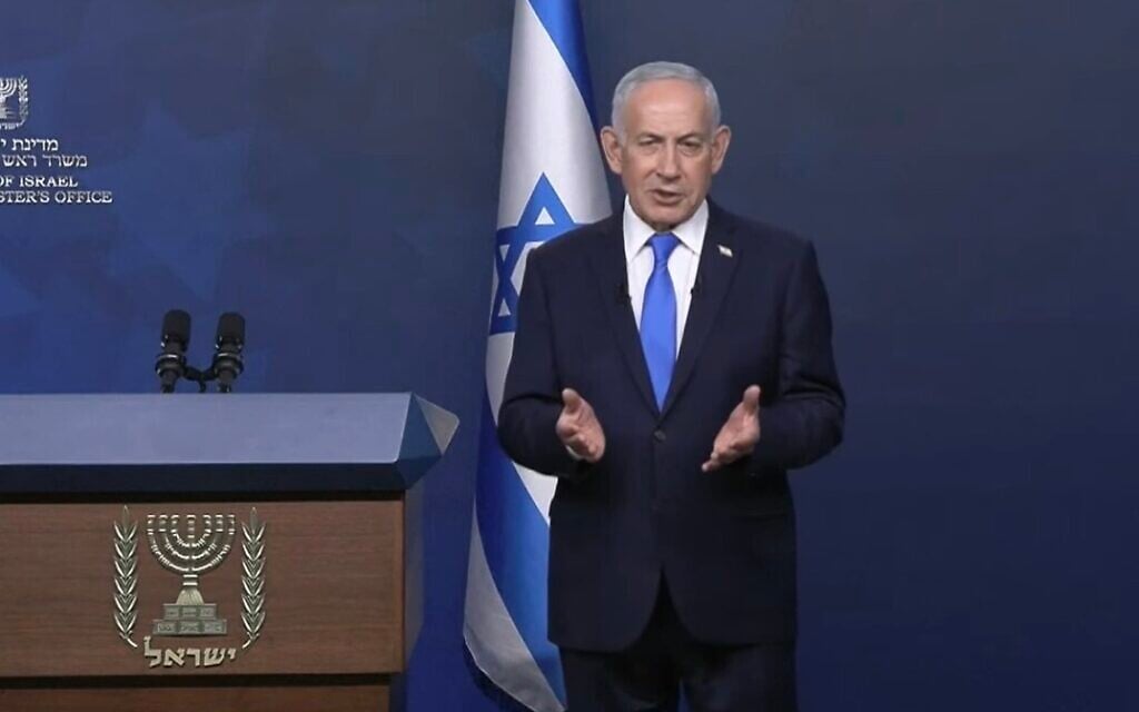 Netanyahu says Israel hit Iran and its terror axis with '10 plagues ...