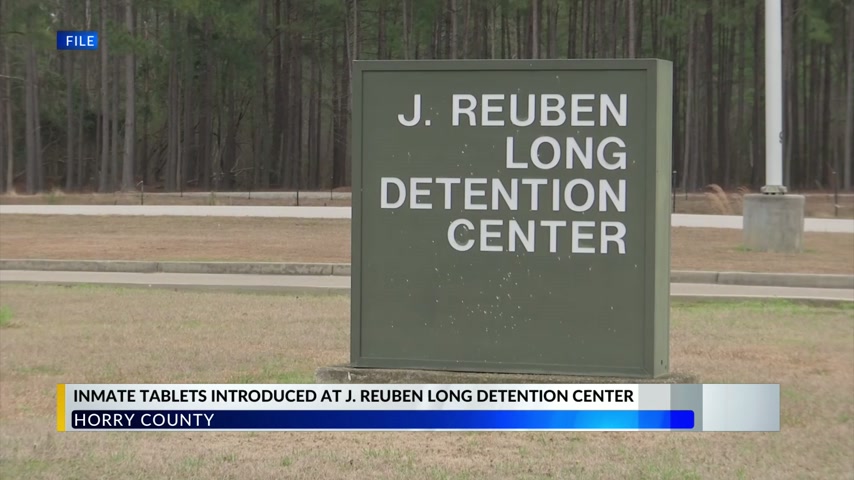 Inmate tablets introduced at J Reuben Long Detention Center