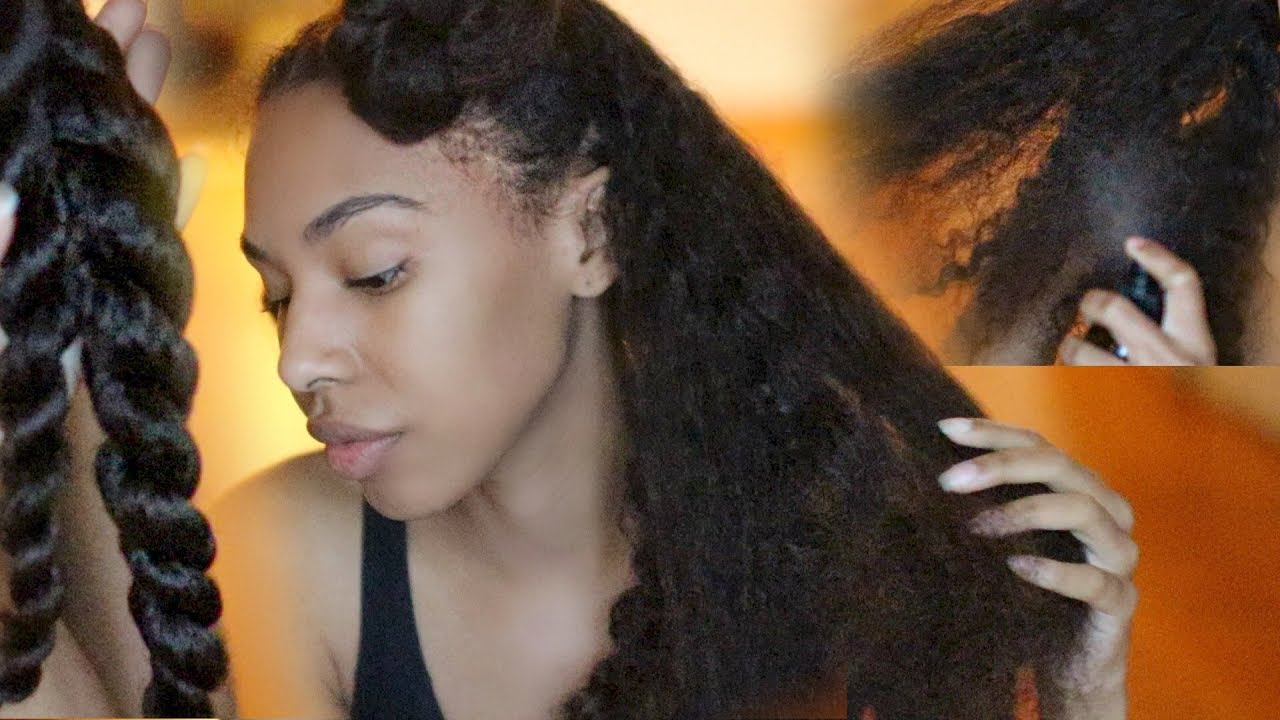 My simple moisturizing routine for natural hair length retention ...