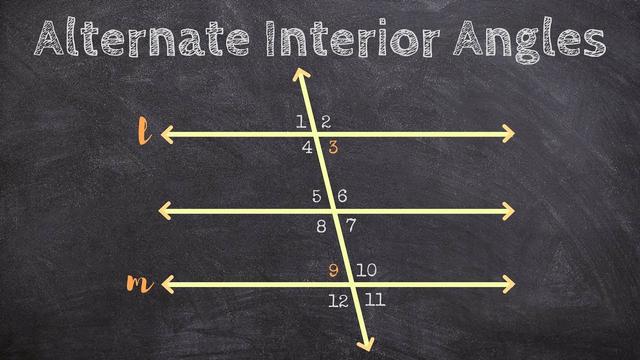 How to determine alternate interior angles