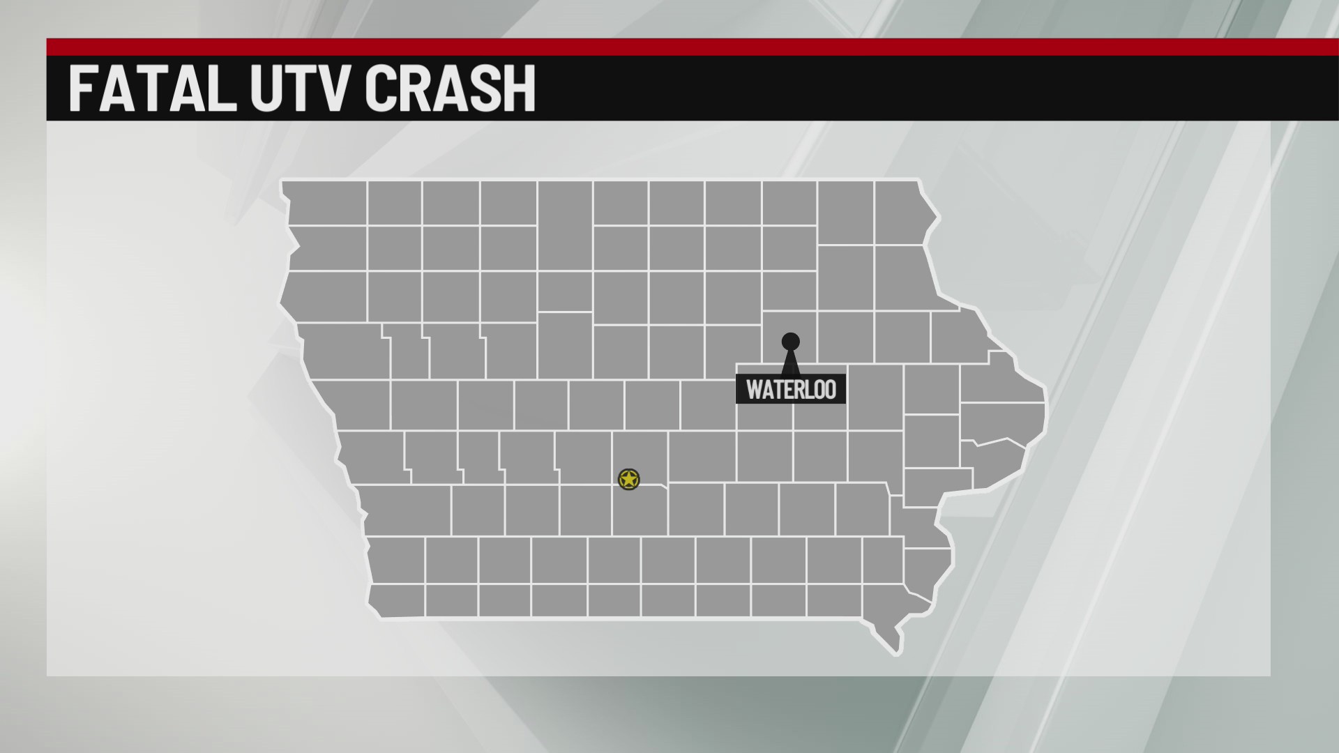 Waterloo man dies in UTV rollover crash
