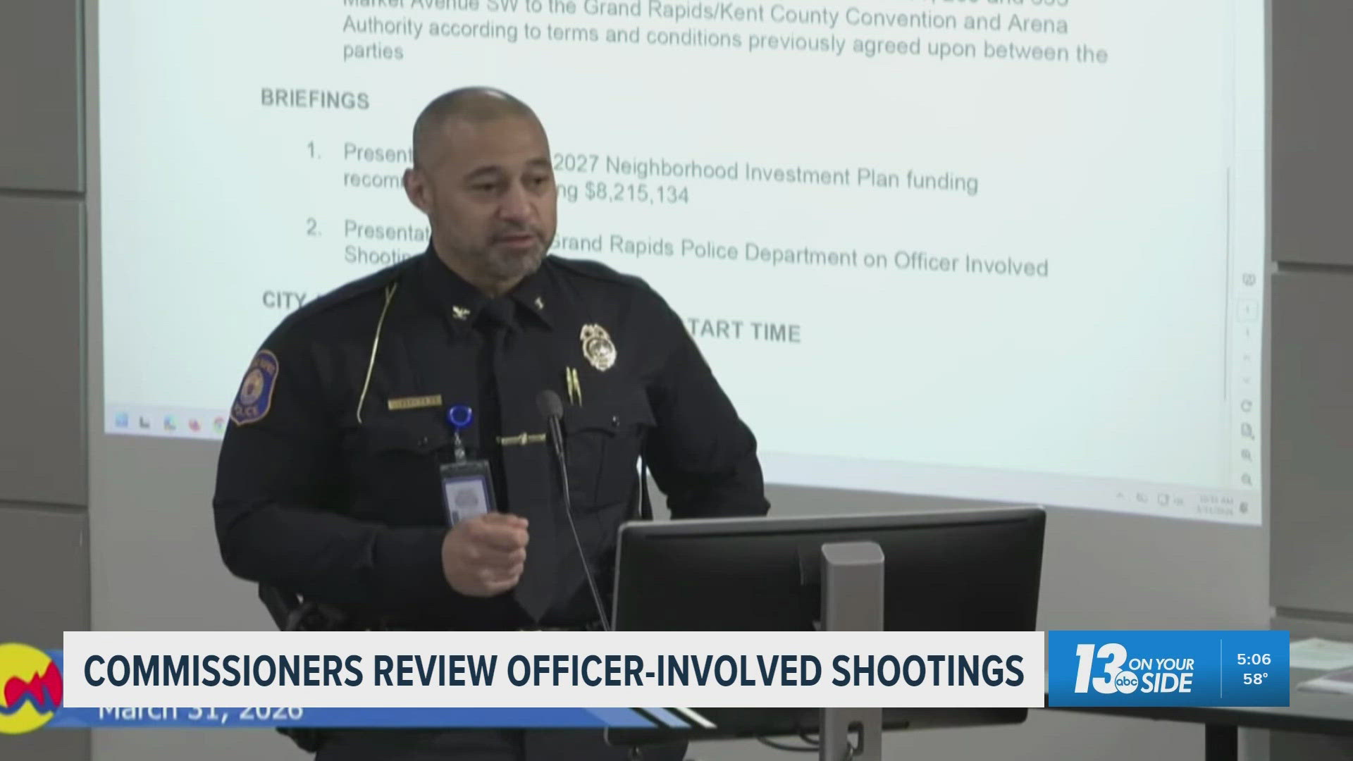 Commissioners review GRPD officer-involved shootings