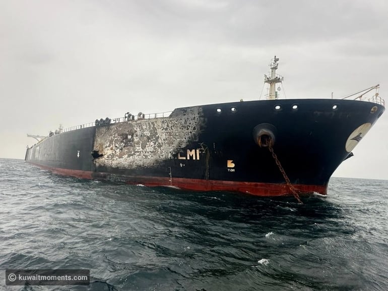 Kuwaiti oil tanker attacked by Iranian drone near Dubai port