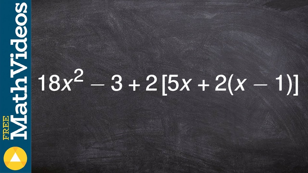 How to simplify an expression by following order of operations and ...