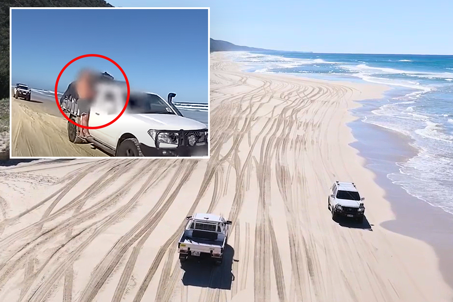 Aussies warned as 'influx of day trippers' head for popular tourist beach